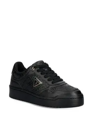 Guess Miriam Triangle Logo Sneakers - Black