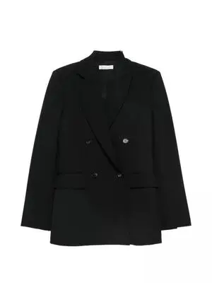 Liviana Conti Double-breasted Blazer - Black