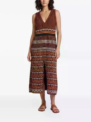 Missoni Geometric-pattern Midi Dress