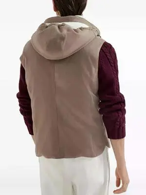 Brunello Cucinelli Hooded Wool Waistcoat