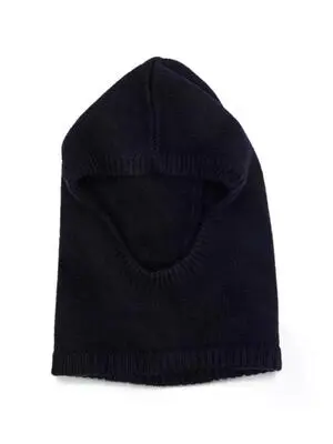 LISA YANG Astri Ribbed-knit Cashmere Balaclava - Blue