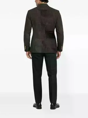 FRANZESE COLLECTION Rolls Royce Checked Double-breasted Suit Jacket