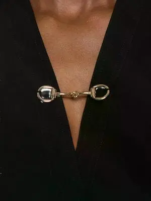 NENETTE Foxi Horsebit V-neck Blouse