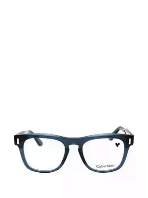 Calvin Klein Square-frame Glasses - Blue