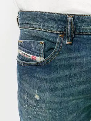 DIESEL® Distressed Straight Leg Jeans