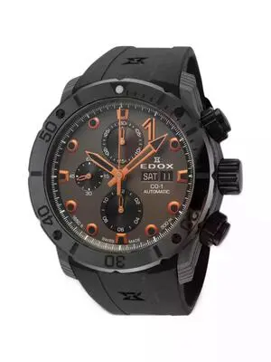 EDOX Co-1 Automatic Chronograph 45mm Watch - Grey
