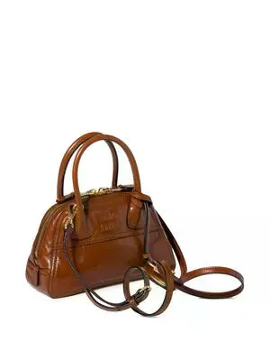 Miu Miu Vivant Shiny Leather Mini-bag - Brown
