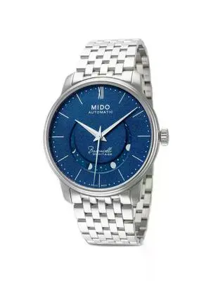 MIDO Smiling Moon Baroncelli Heritage 39mm Watch - Blue