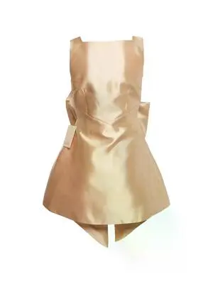 Oddmuse Ultimate Muse Bow-detail Mini Dress