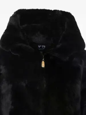 V°73 Drop-shoulder Hooded Jacket - Black