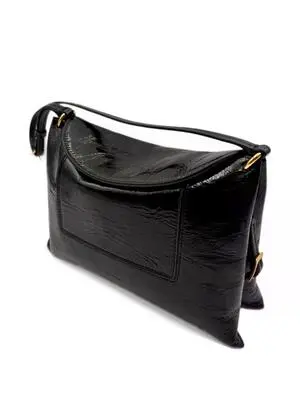 WANDLER Penelope Crinkled Leather Shoulder Bag