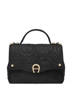 AIGNER Small Diadora Quilted Logo-plaque Tote Bag
