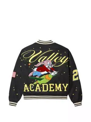 VALE FOREVER Moon Varsity Press-stud-fastening Jacket
