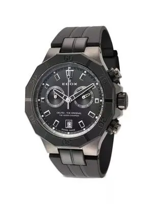 EDOX Delfin The Original 43mm Watch - Black