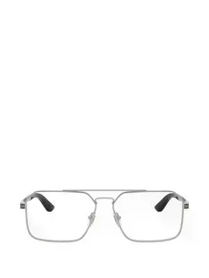 Versace Geometric-frame Glasses - Silver