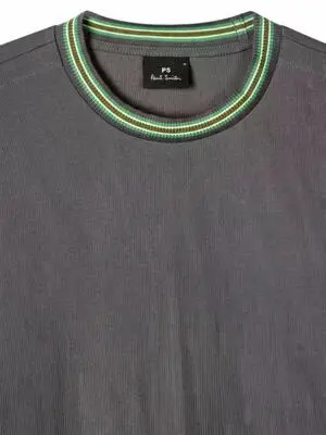 Paul Smith Stripe-trim Crew-neck T-shirt