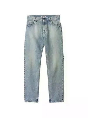 Miu Miu Five-pocket Washed Denim Jeans