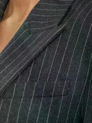 THE MANNEI Pinstripe Wool Blazer