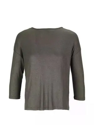 Majestic Filatures Ribbed Boat-neck T-shirt