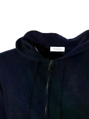 KANGRA Zip-up Hooded Hoodie - Blue