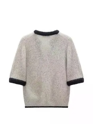 Dorothee Schumacher Short-sleeve Cashmere T-shirt - Grey