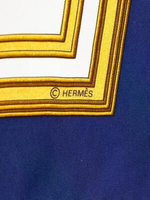 Hermès 1980-2000 Les Tuileries Silk Scarf 90 Scarves