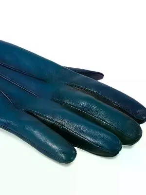 Paul Smith Stitched-detail Leather Gloves