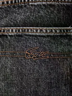 Lacoste Wide-fit High-waist Jeans