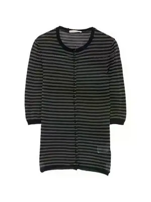 Paloma Wool Striped Button-up T-shirt - Blue