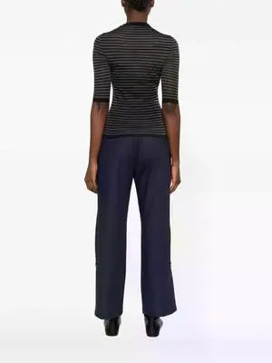 Paloma Wool Striped Button-up T-shirt