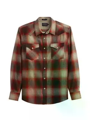 Pendleton Canyon Check Virgin Wool Shirt - Red