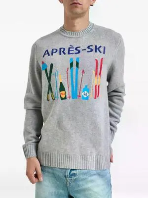 MC2 SAINT BARTH Bombardino Light Sweater With Après Ski Embroidery