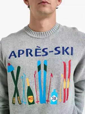 MC2 SAINT BARTH Bombardino Light Sweater With Après Ski Embroidery