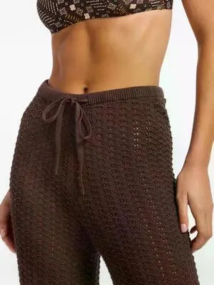 Seafolly Crochet-knit Drawstring Trousers