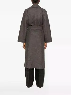 Harris Wharf London Belted Wide-sleeve Coat