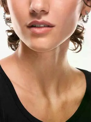 DIESEL® Stainless Steel Hoop Earrings