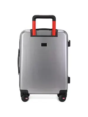 DIESEL® Oval D Suitcase - Silver