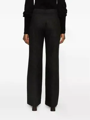 Paloma Wool Hina Herringbone-pattern Straight-leg Trousers