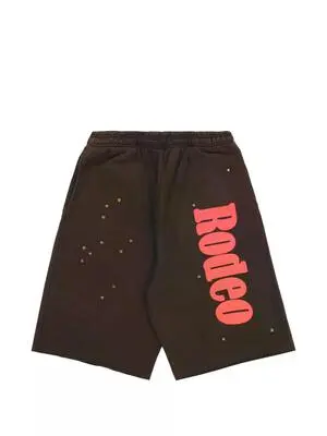 SP5DER X Cactus Jack Rodeo Shorts - Brown