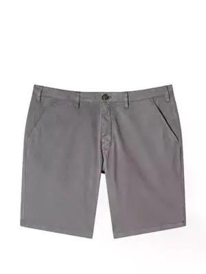 Paul Smith Logo-patch Cotton Shorts - Grey