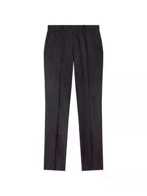 Paul Smith Slim-fit Charcoal Pinstripe Wool Trousers