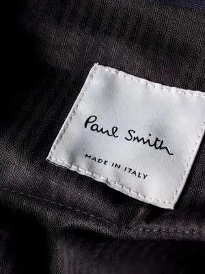 Paul Smith Slim-fit Charcoal Pinstripe Wool Trousers