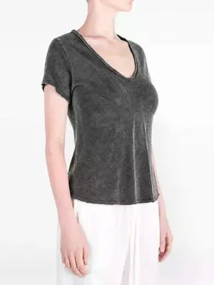 American Vintage Raw-cut V-neck T-shirt