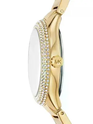 Michael Kors Mini Sylvia Pavé Gold-tone Watch