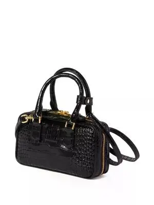 Miu Miu Mini Arcadie Bag In Crocodile Embossed Leather
