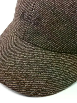A.p.c. Logo-embroidered Twill Baseball Cap