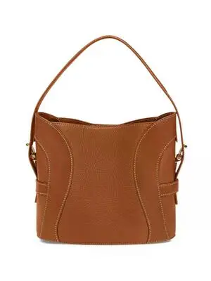 AIGNER S Deborah Leather Tote Bag - Brown