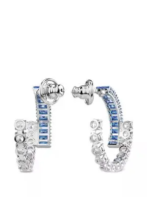 SWAROVSKI Matrix Crystal Hoop Earrings