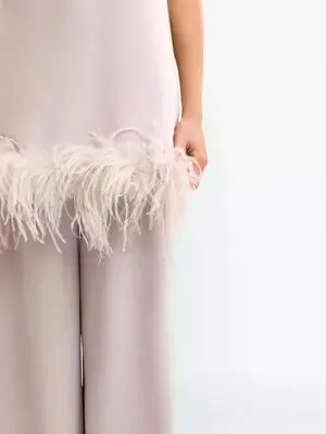 GEMY MAALOUF Wide-leg Cropped Trousers