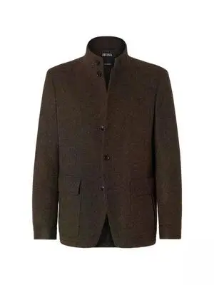 Zegna And Black Oasi Cashmere Il Conte Jacket - Brown
